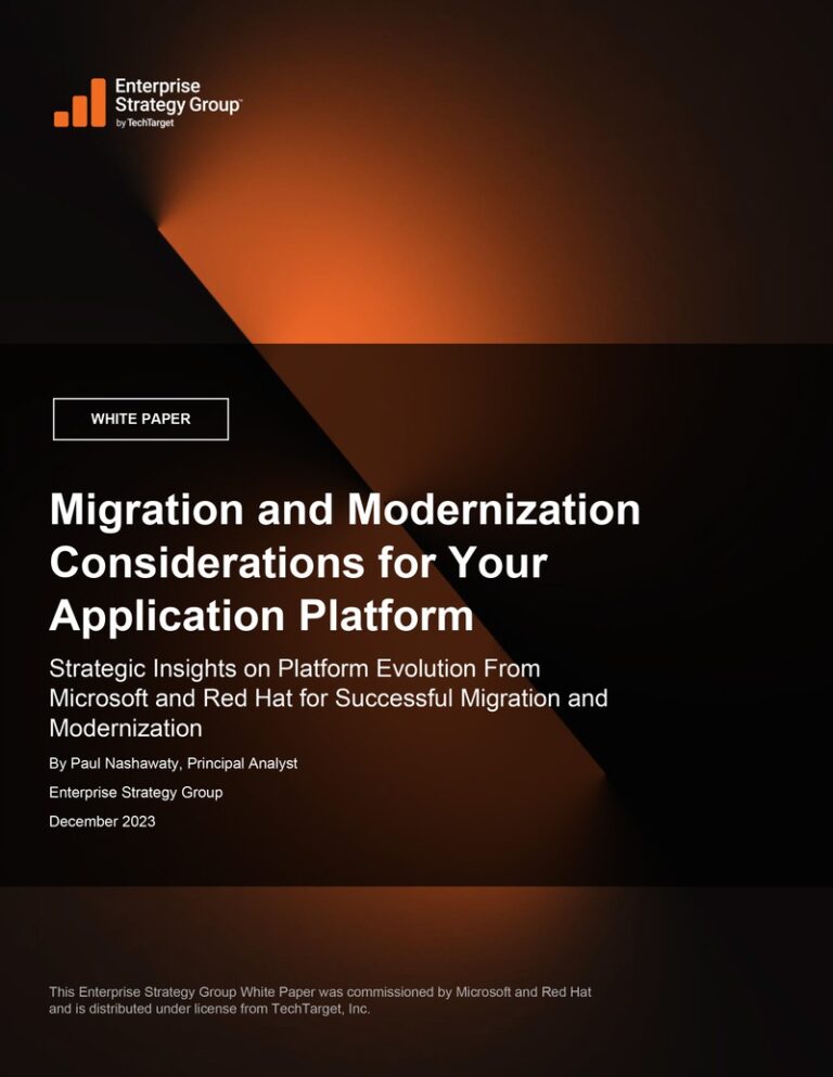 Migration and Modernization Considerations for Your Application ...