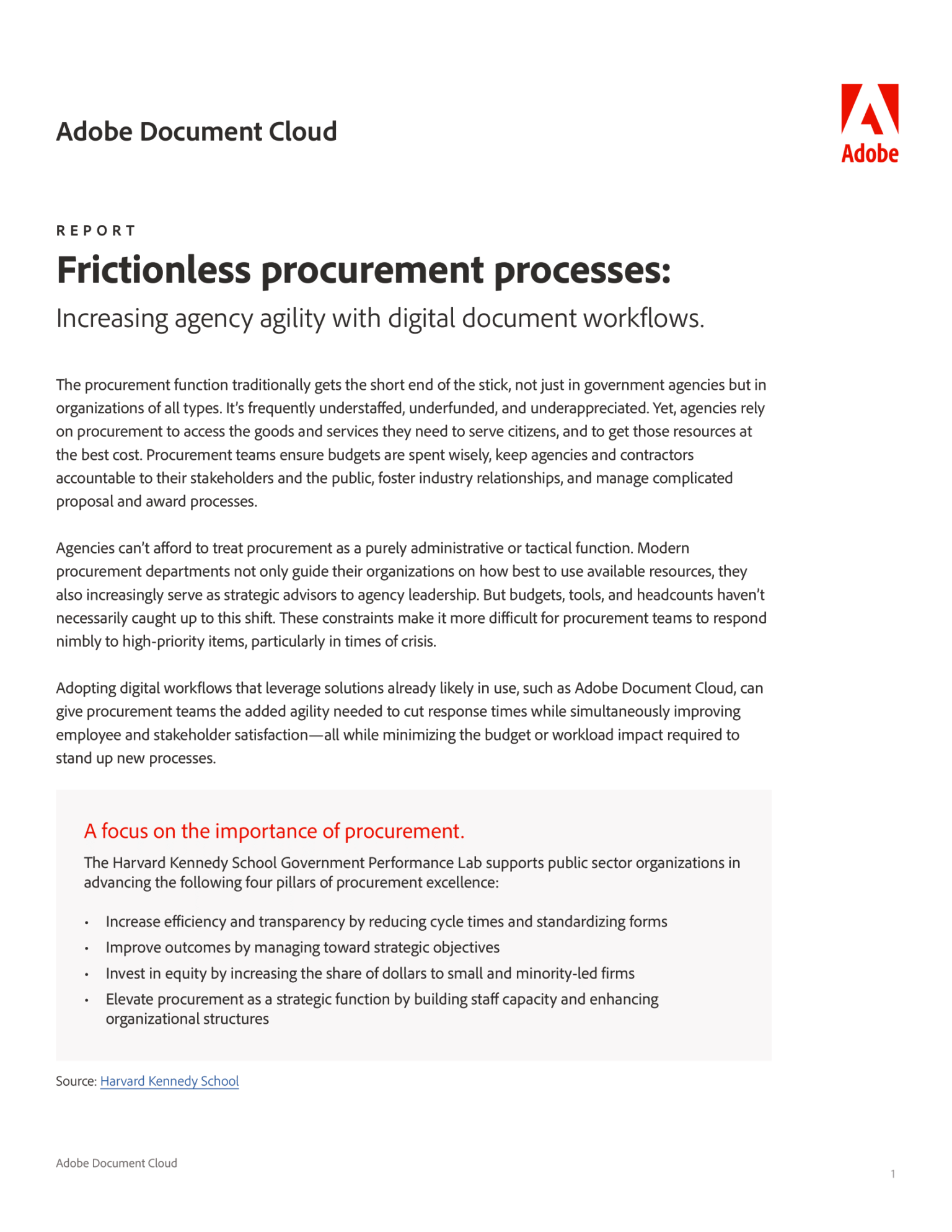 Frictionless procurement processes - Increasing agency agility with ...