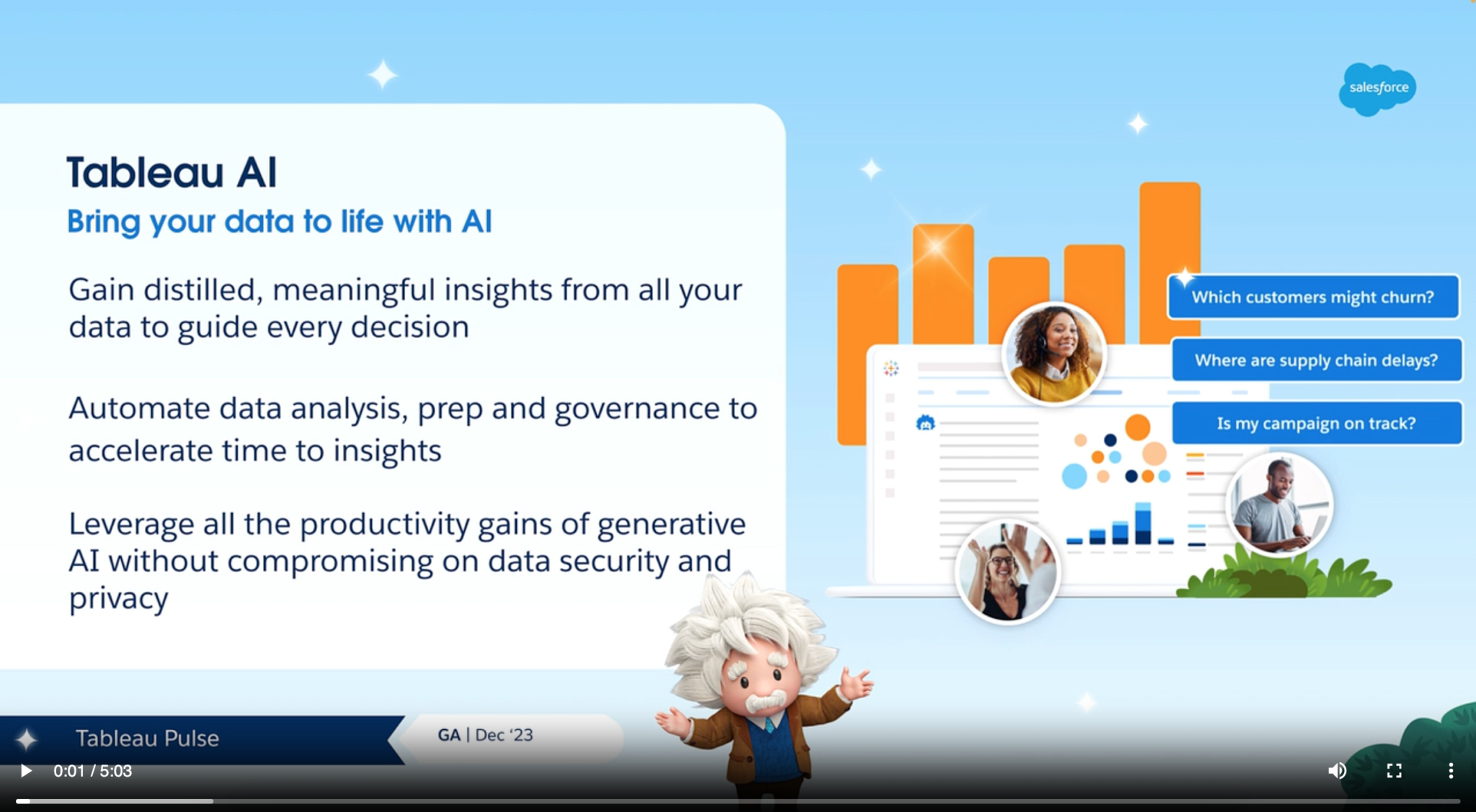 Tableau AI & Tableau Pulse Demo - Content Lead