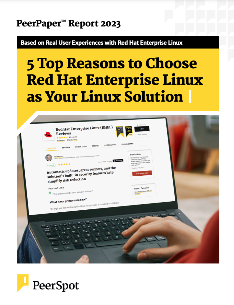 5 Top Reasons to Choose Red Hat Enterprise Linux as Your Linux Solution ...