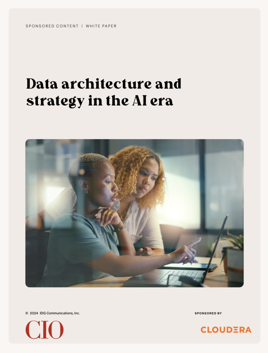 CIO Whitepaper: Data architecture and strategy in the AI era - Content Lead