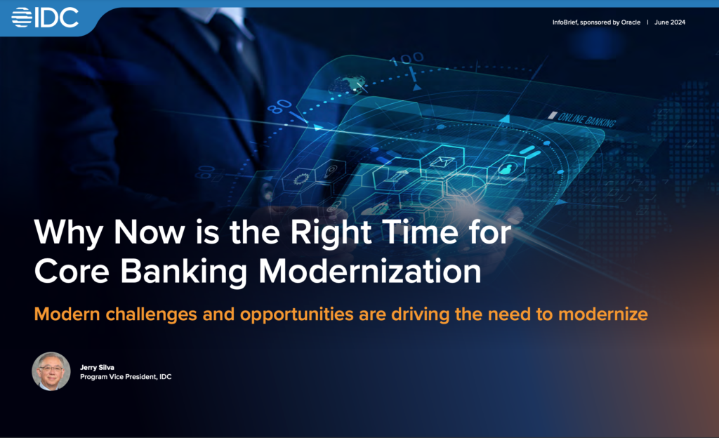 Why Now is the Right Time for Core Banking Modernization - Content Lead