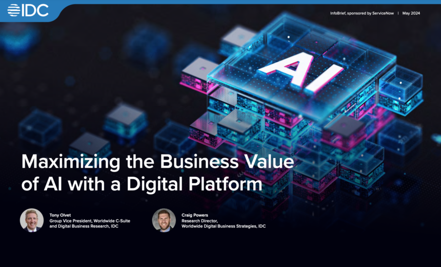 Maximizing the Business Value of AI with a Digital Platform - Content Lead